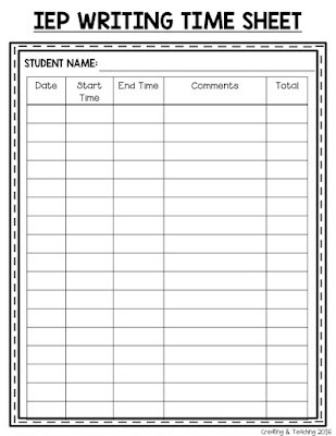 IEP Writing Tips & Planning Pages | creating & teaching