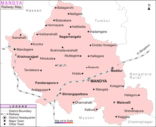 Rail-Map-india: Mandya_railway_map