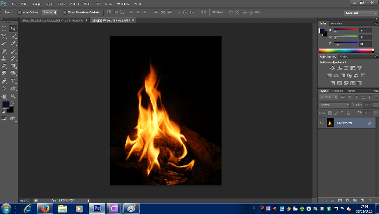 Tutorial membuat api di Tangan efek photoshop | Berbagi Ilmu