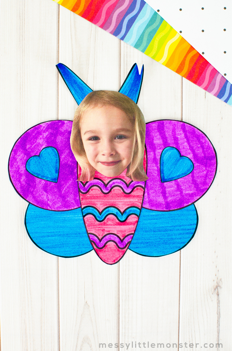 The Cutest Mix & Match Paper Bug Crafts (template included!) - Messy ...