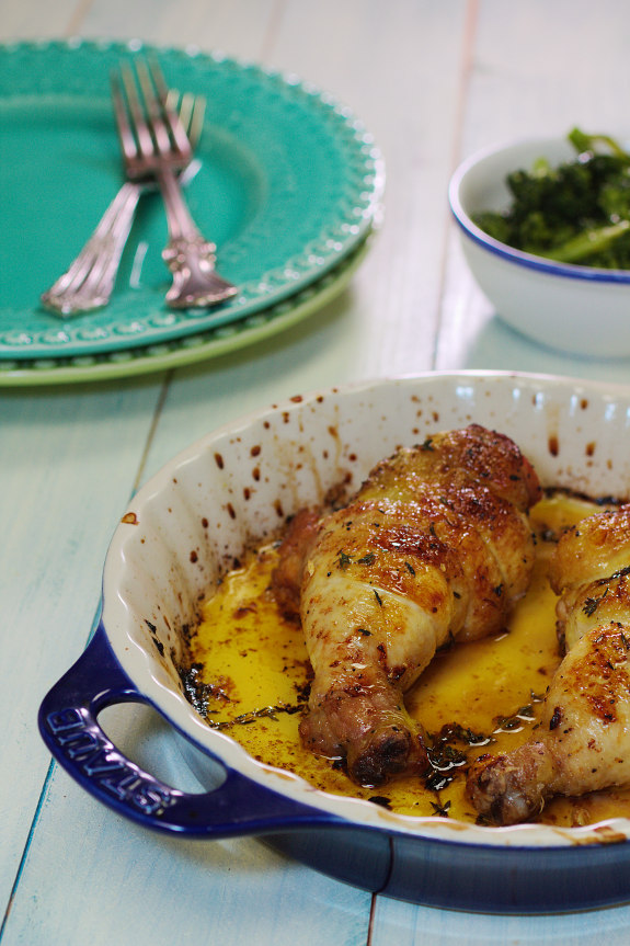 Cinco Quartos de Laranja: Pernas de frango recheadas com alheira