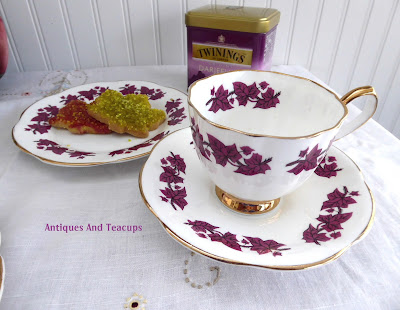 Antiques And Teacups: Tuesday Cuppa Tea Autumn Leaves Tea, Clare China ...