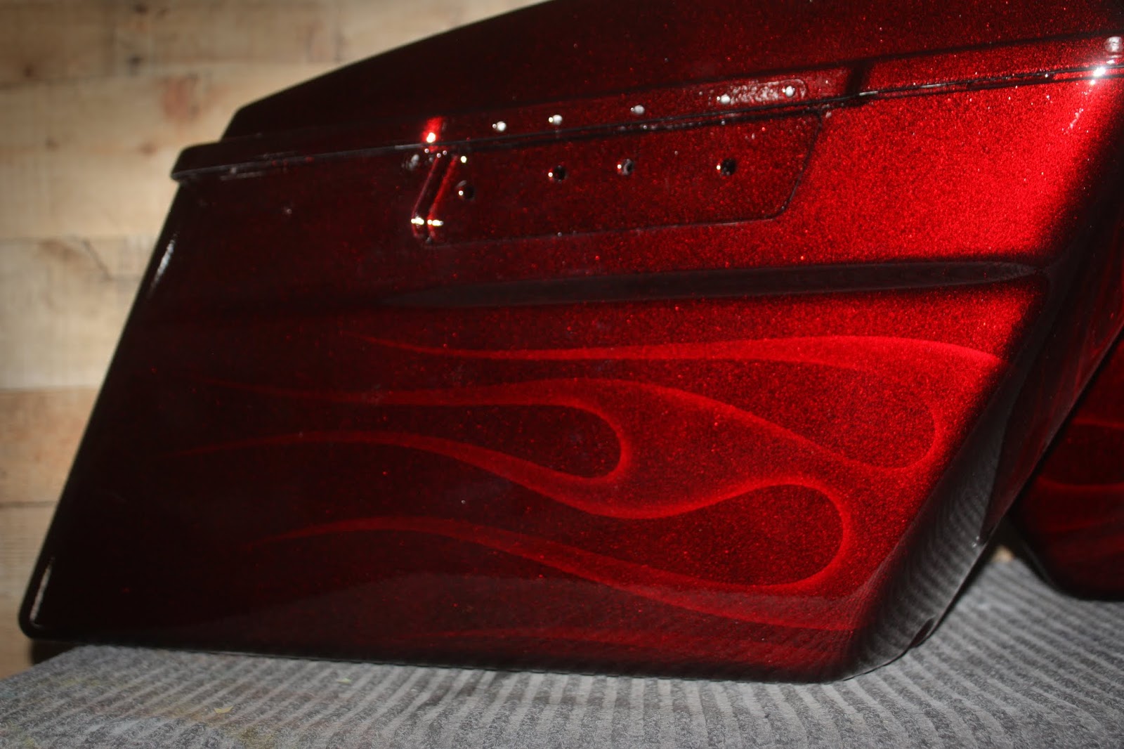 Online Motorcycle Paint Shop: midnight candy metallic red with classic ...