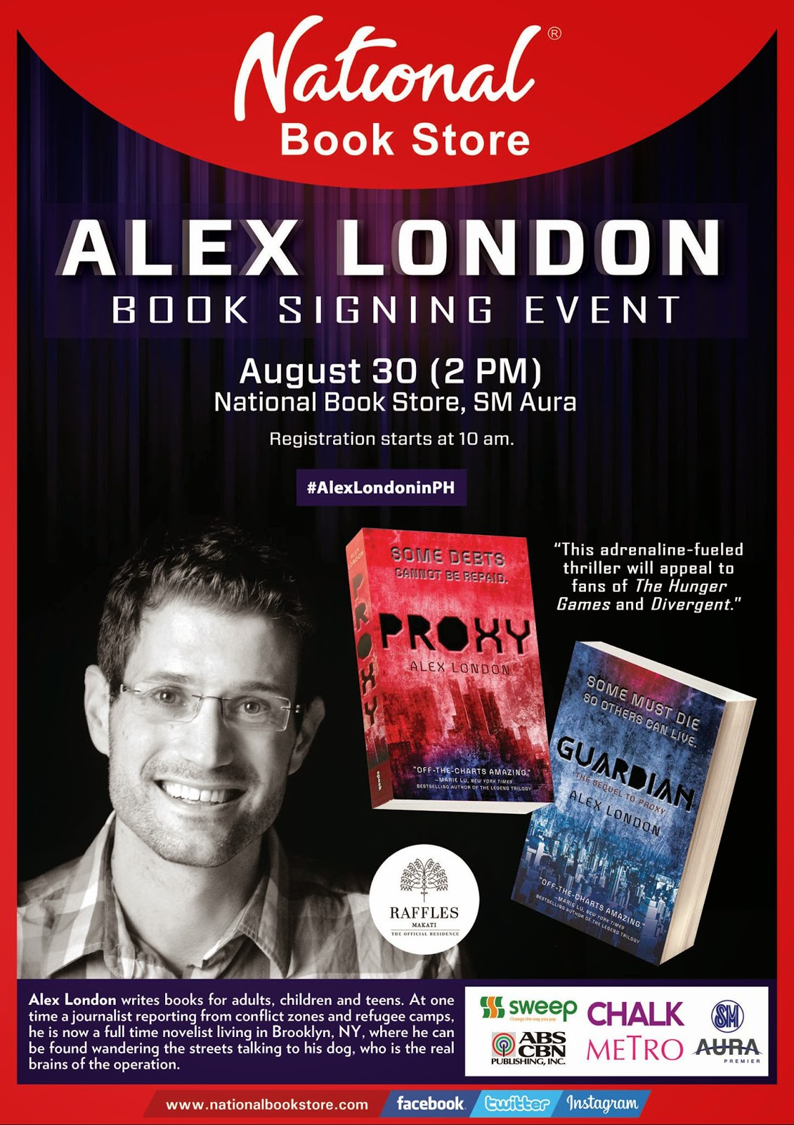 The Lucius Flux: Heralded Signings: Alex London Book Signing