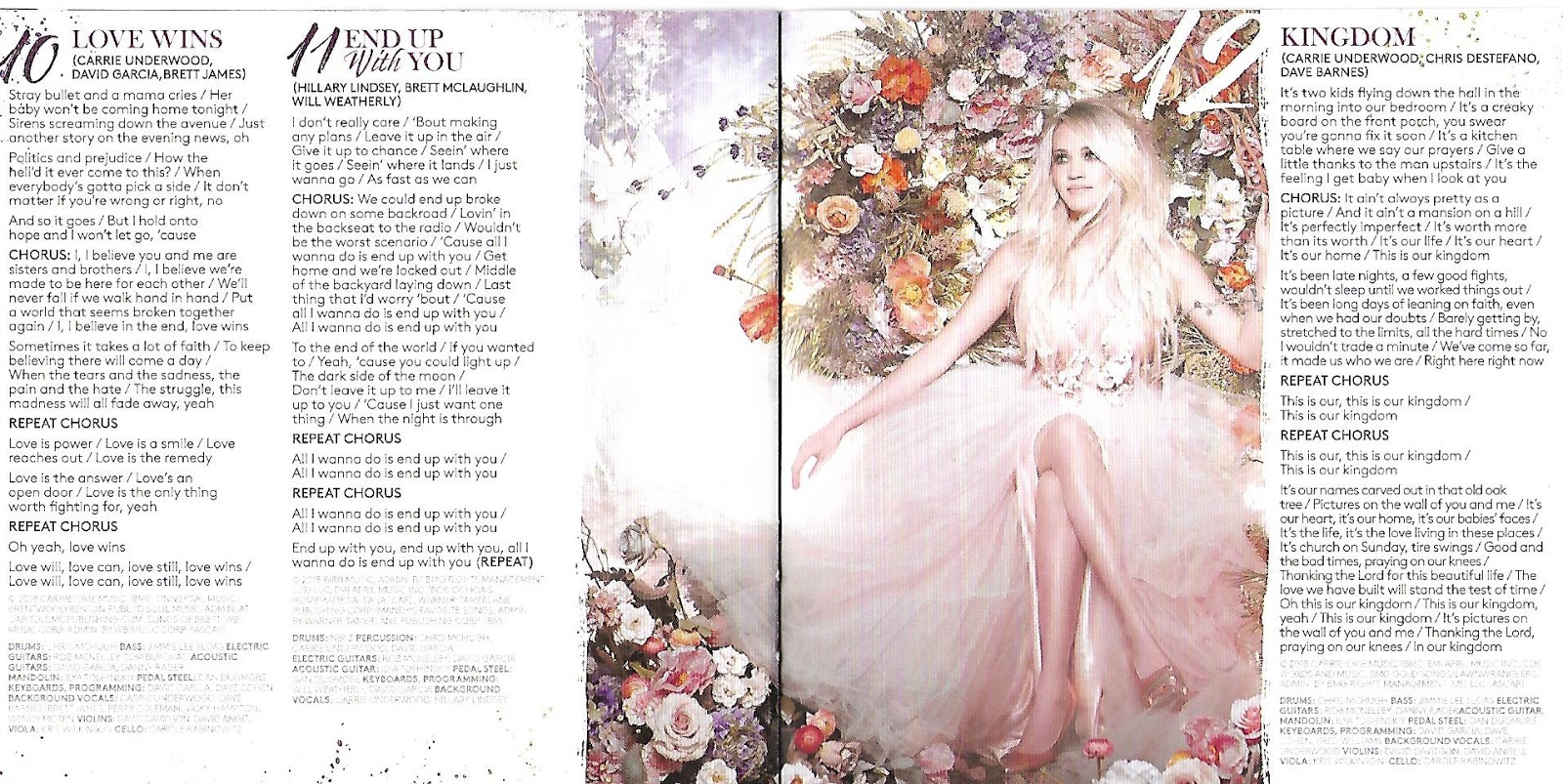 Encarte: Carrie Underwood - Cry Pretty - Encartes Pop