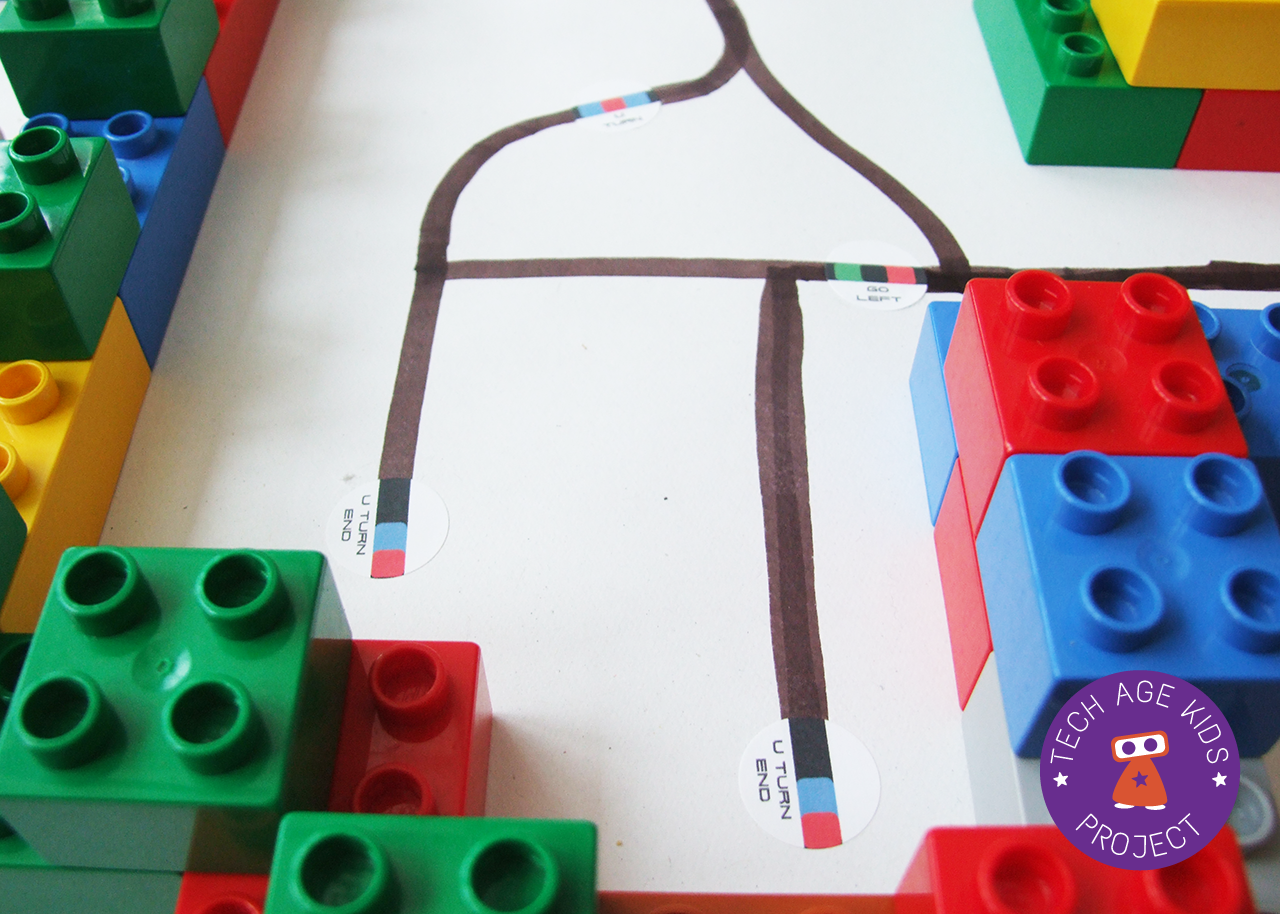 Ozobot Maze with Code Stickers and Building Blocks | Tech Age Kids ...