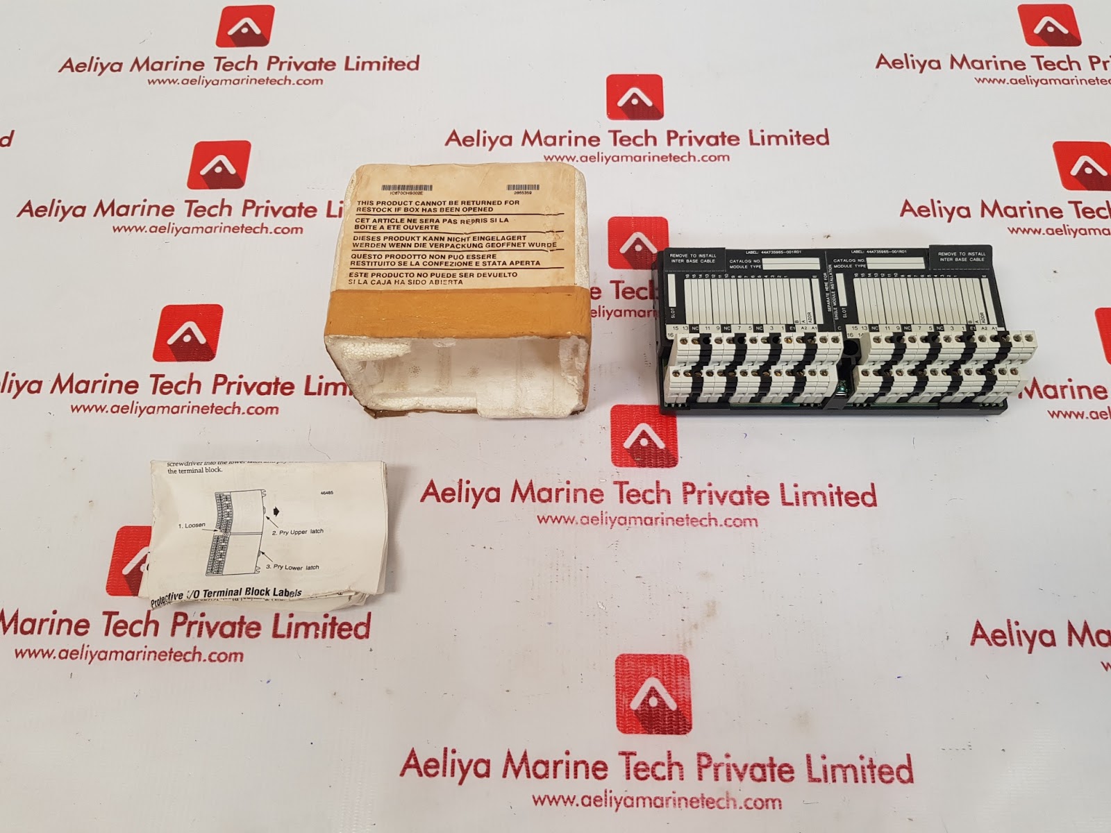 I/O BASE-2 TIER BOX TERMINAL BLOCK IC670CHS002E 44A735965-001R01 ...