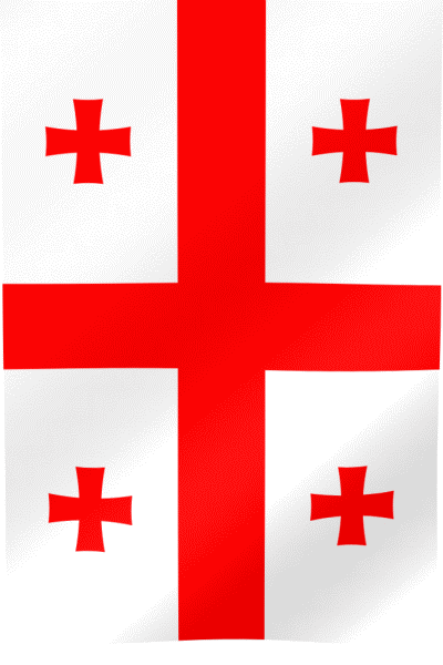 Flag of Georgia (GIF) - All Waving Flags