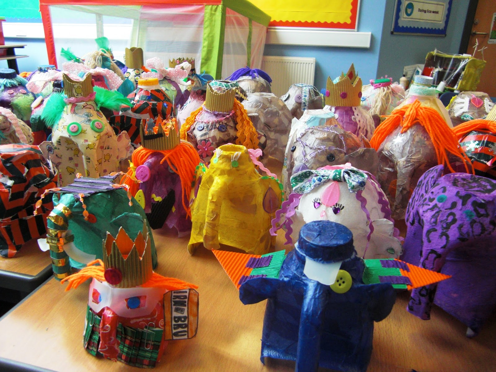 Mrs Crosbie: FROM MILK CARTON TO ELEPHANT