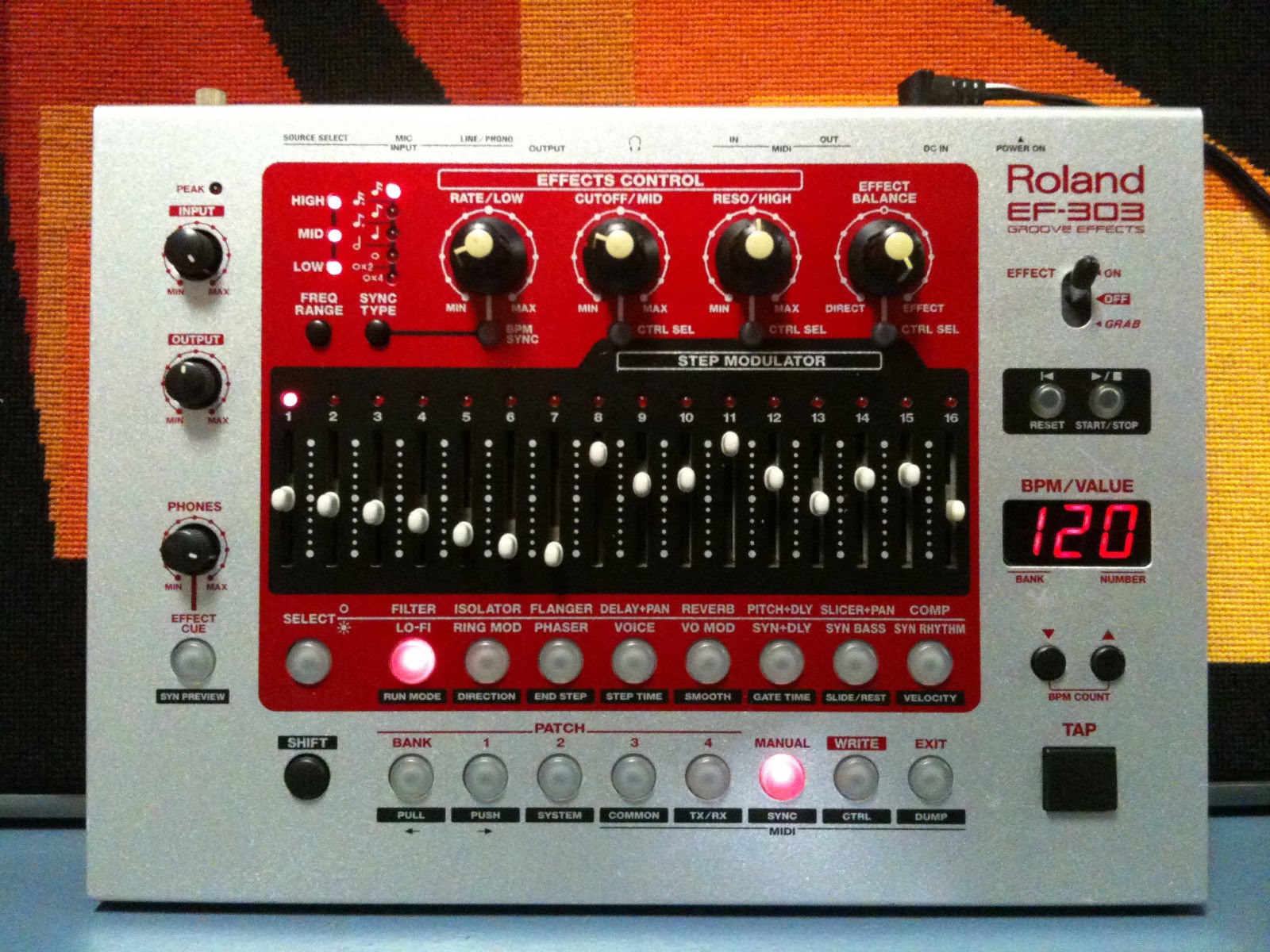 MATRIXSYNTH: Roland EF-303 Step Sequencer / Effects Processor / Synth ...