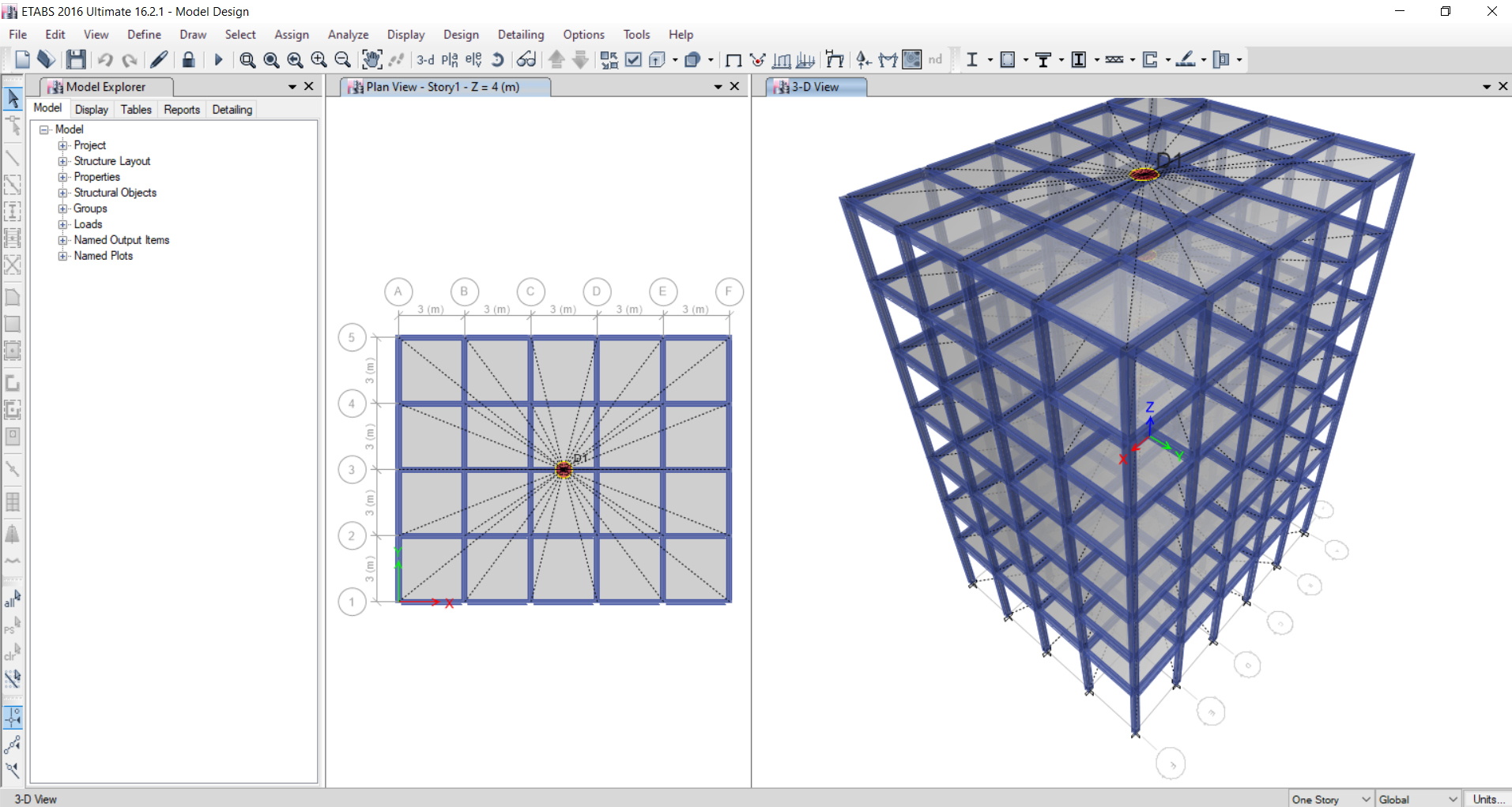 How to make 3D Render in Etabs
