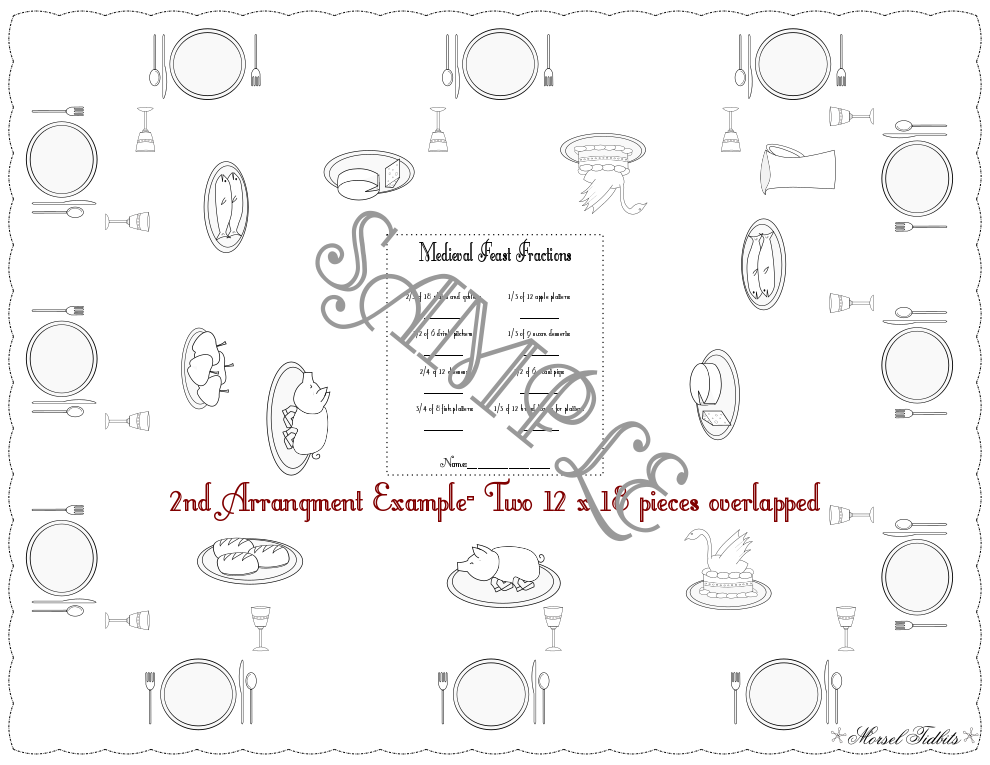 Morsel Tidbits: Medieval Feast Fractions Project