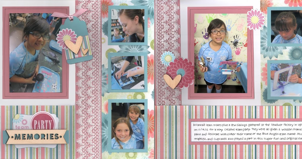 Even More Scrapping!: Team Party Memories Layout