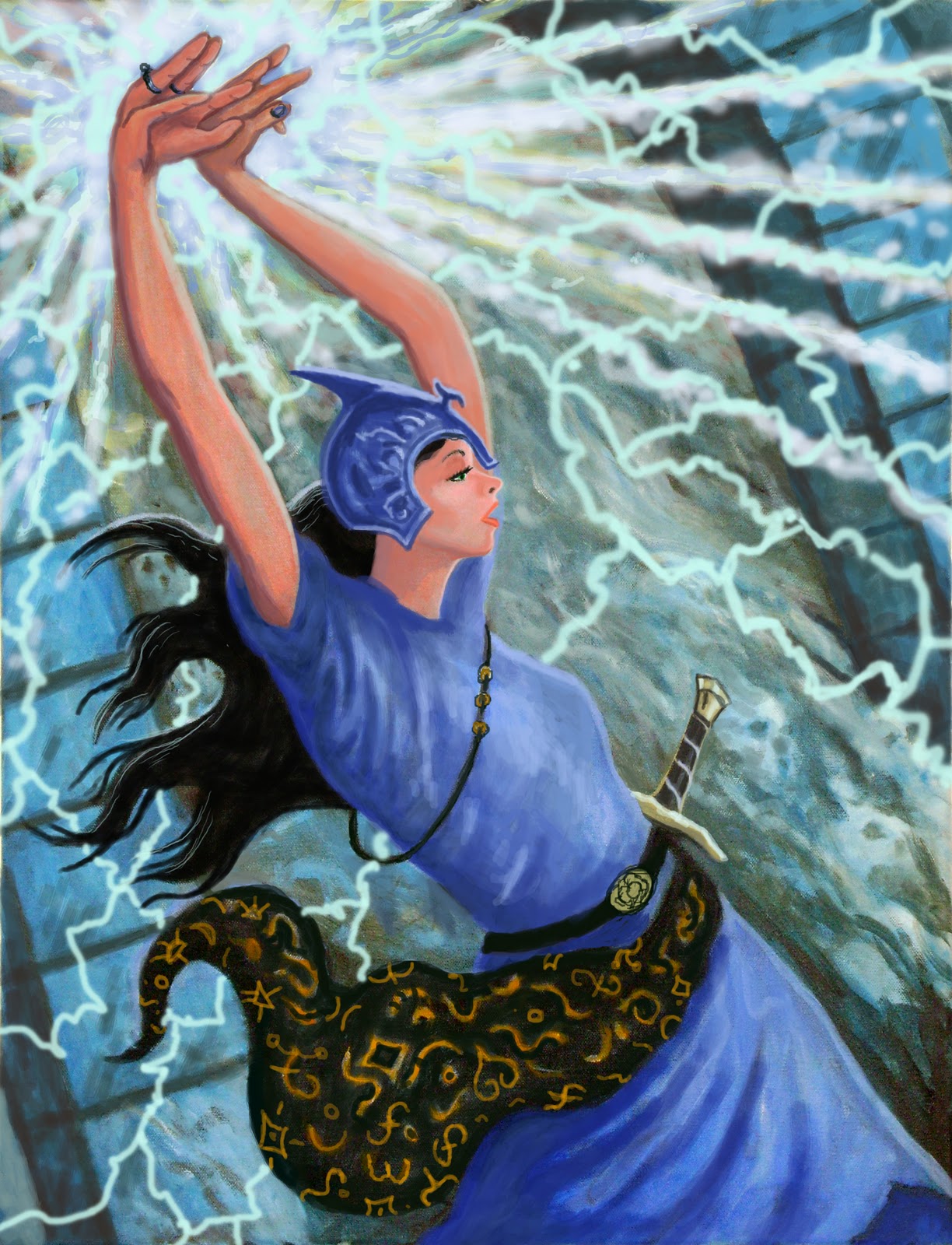 Brian McElligott's Art Blog: Blue magic