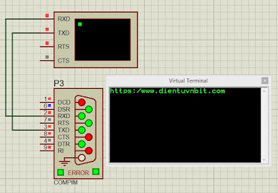 VNBIT ELECTRONIC - Cách sử dụng Virtual Terminal trong Proteus.
