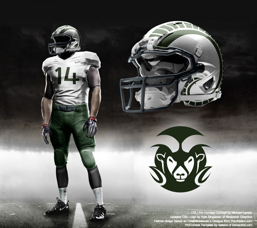 2012 CSU Rams Helmet Concept Re-Design - Vote Now! - Mountain West ...