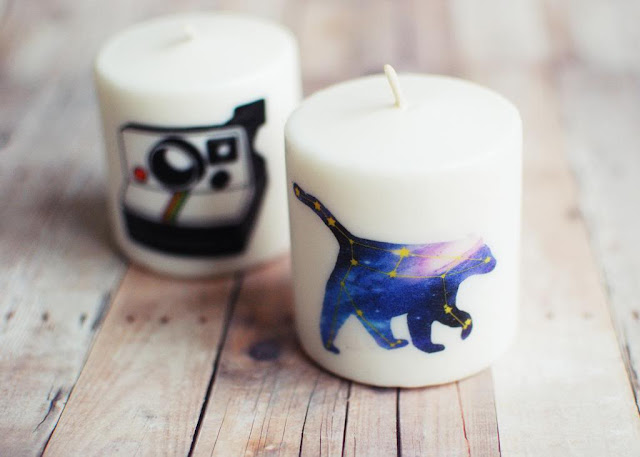 SOMETHiNG MONUMENTAL: DIY Photo Candles