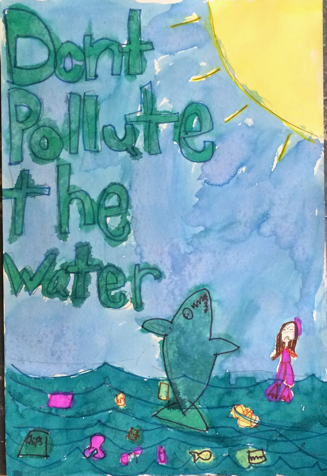 art teach art: Water Safety Poster Contest