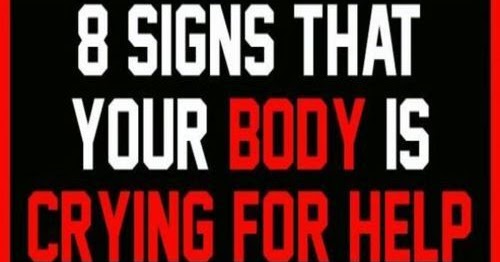 8 Signs That Your Body Is Crying For Help - Healthy - centrals
