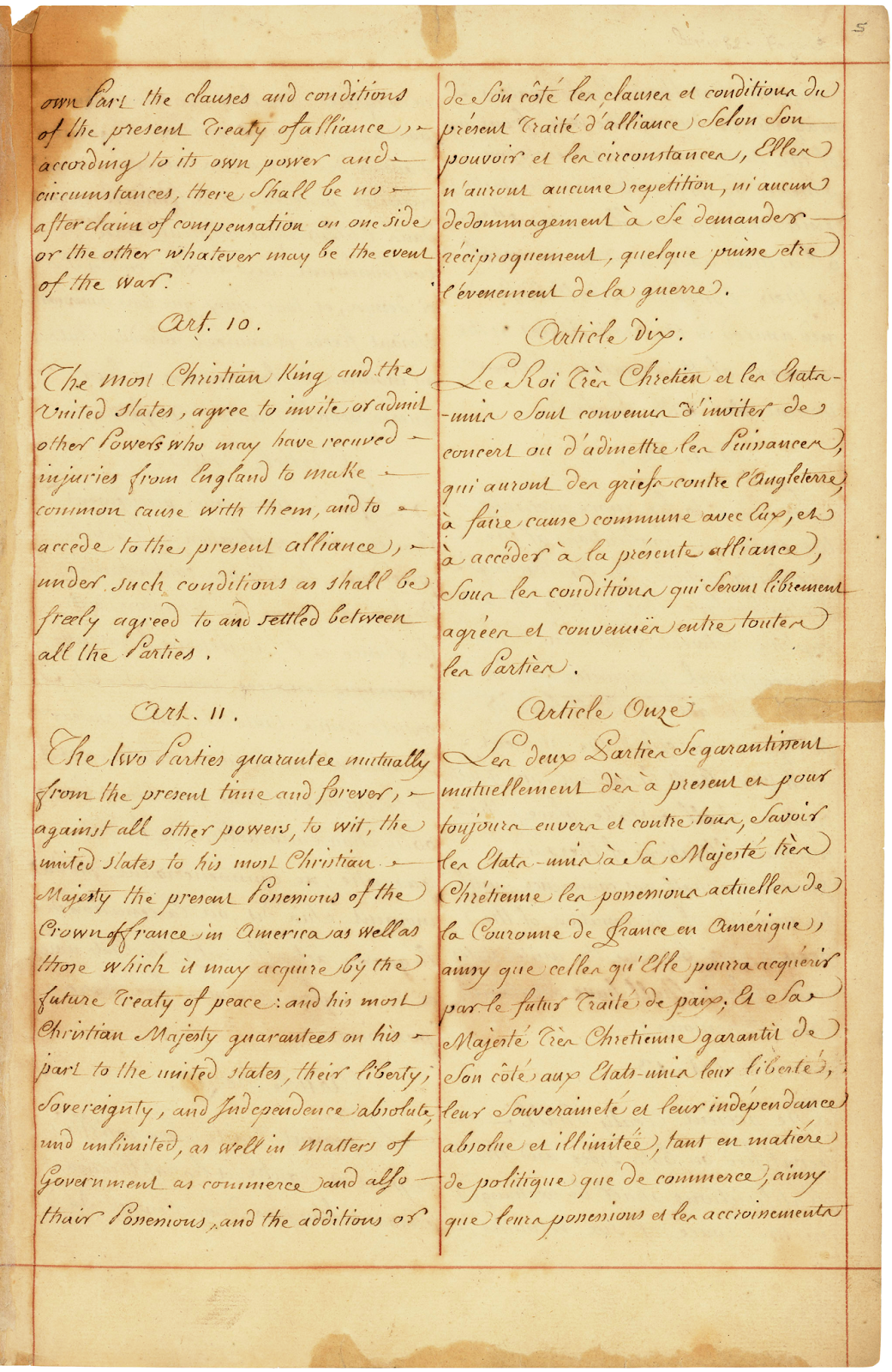 President Henry Laurens: Franco-American Alliance