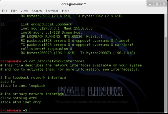 Sharing Linux How To Set Static Ip Address And Networking Details In Kali Linux