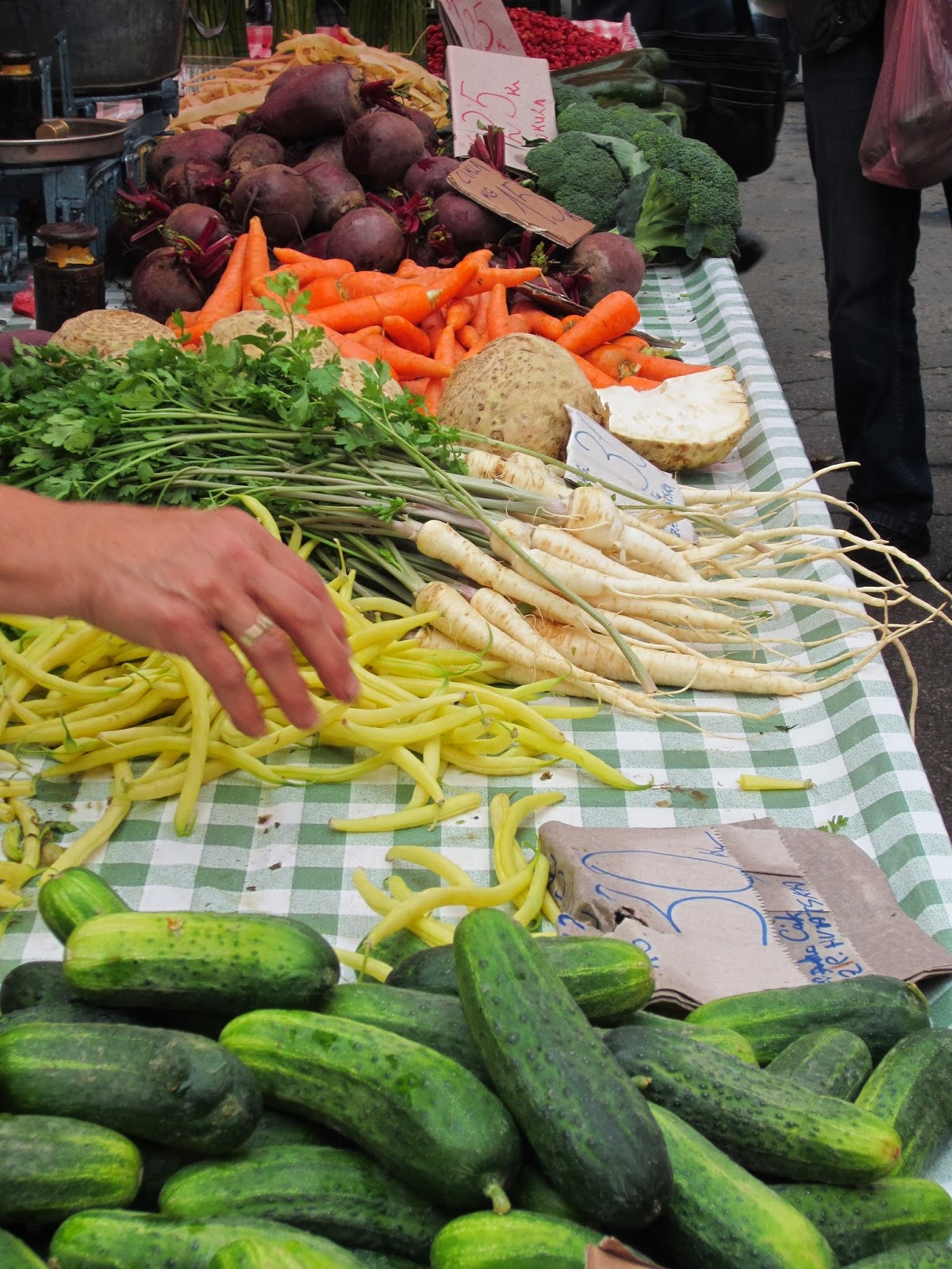 Souvenir Chronicles: ZAGREB, CROATIA: A FARMERS MARKET AND THE CHURCH ...