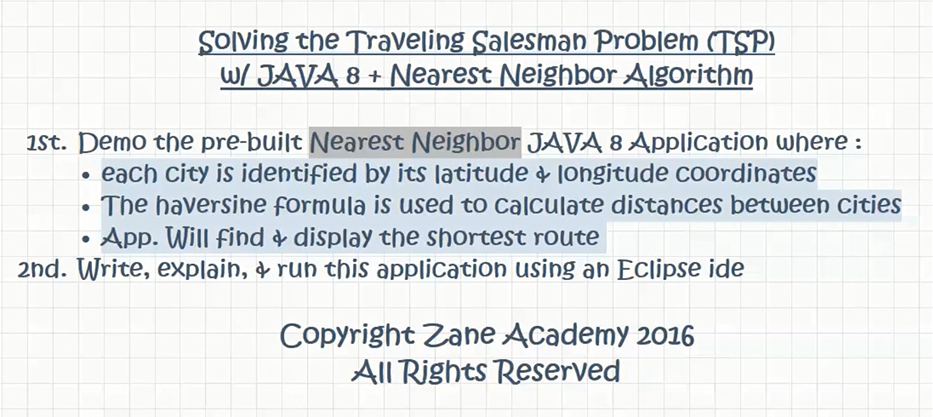 Prototype Project: Traveling Salesman Problem (TSP) By Nearest Neighbor ...