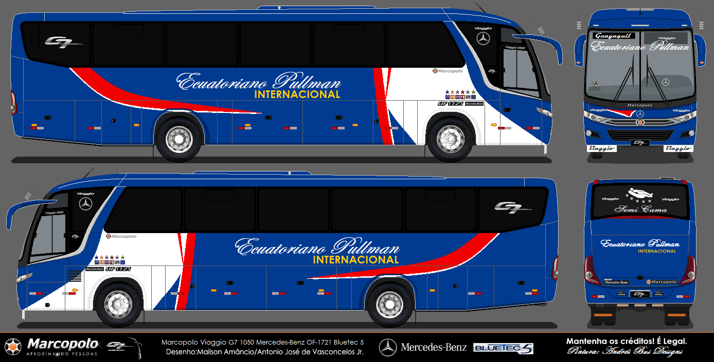 Andres Designs x Diseños de Buses: Buses Ecuatorianos