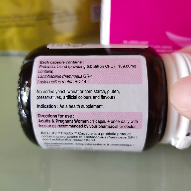 Charlotte Gan: BiO-LiFE Proutix ~ Probiotics for Women