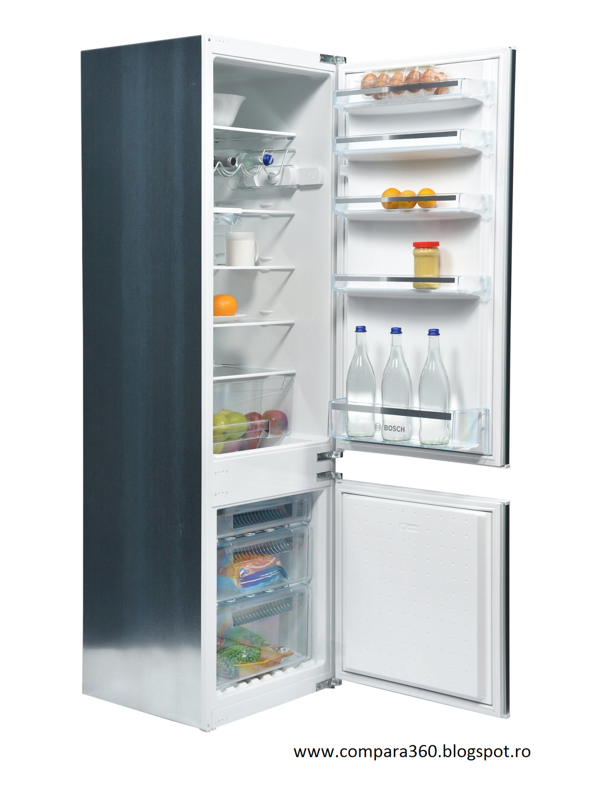 Review Bosch KIV38X20-combina frigorifica cu volum mare la frigider ...