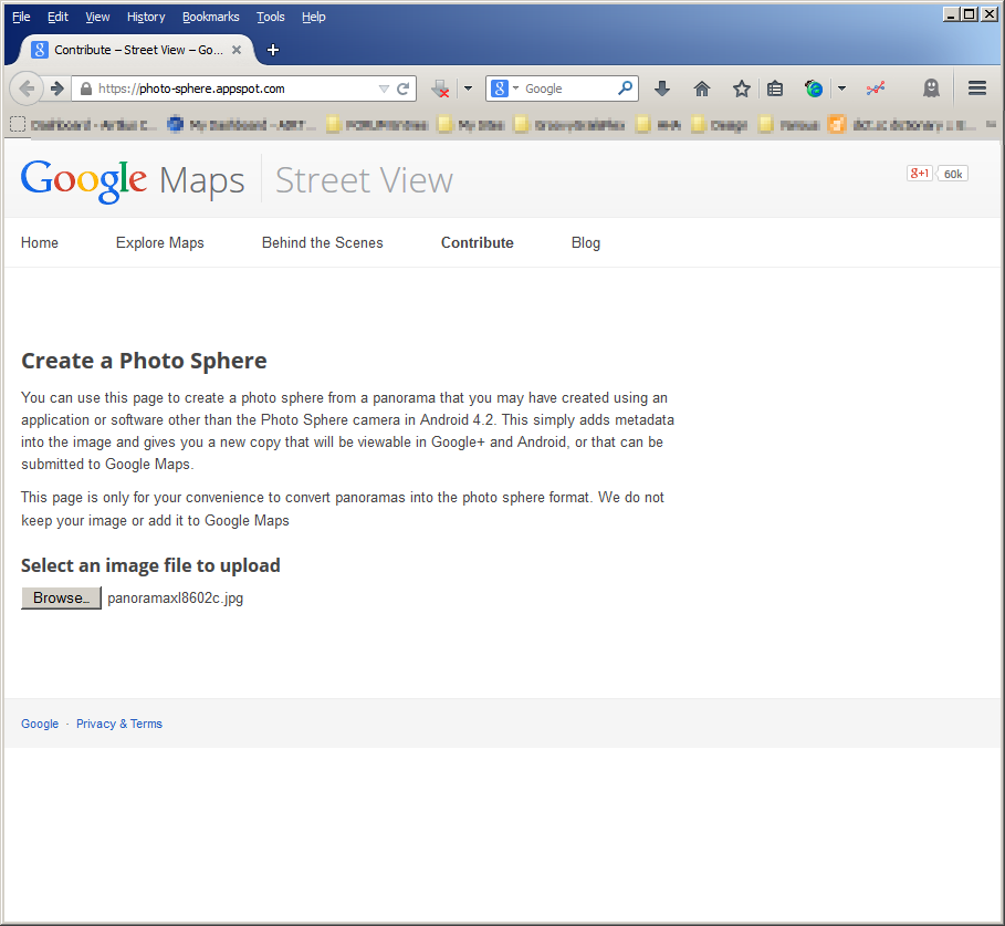 panoramaXL - Panorama eXtraLarge: How to upload a Photosphere to Google ...