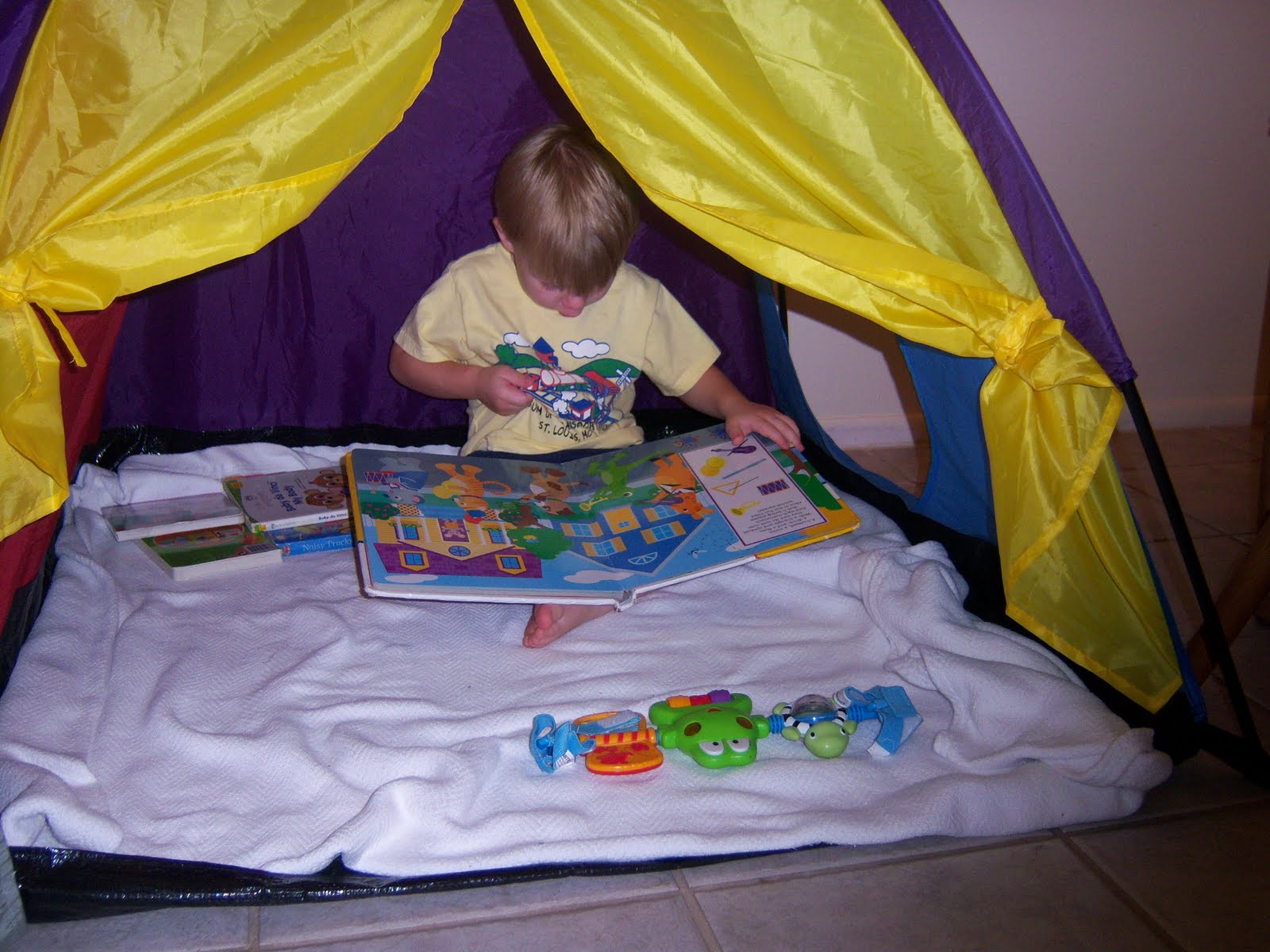 The DeMoor Family: Reading Tent
