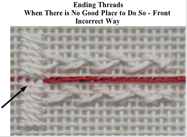 Creative Stitch: Those Pesky Ending Threads