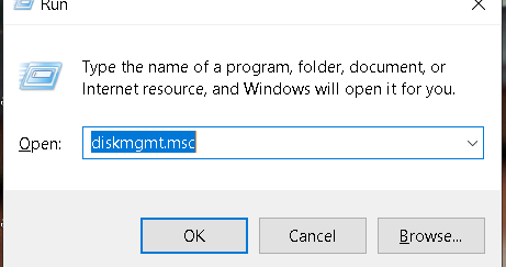 how to open disk management in windows 10