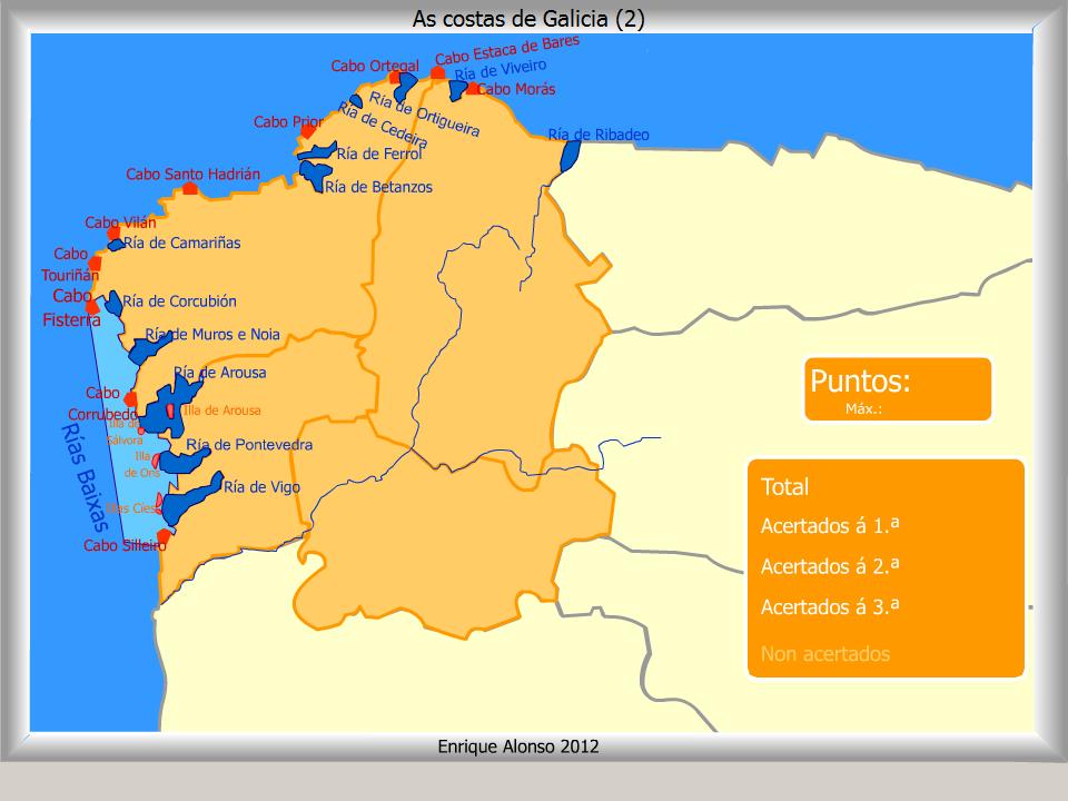 REFORZO EDUCATIVO COLEXIO ABRENTE: MAPAS INTERACTIVOS DE GALICIA