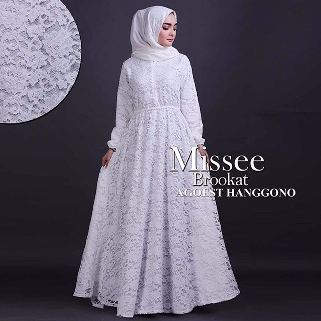 Baju Gamis Brokat Pesta Elegan - Juwitala