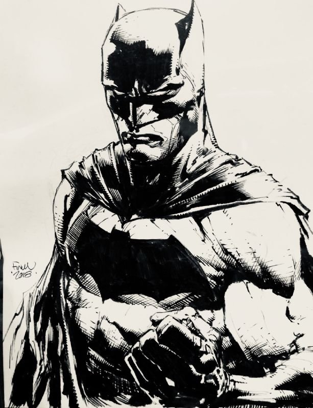 Fishermagical Thought: Baturday! Batman Art by David Finch