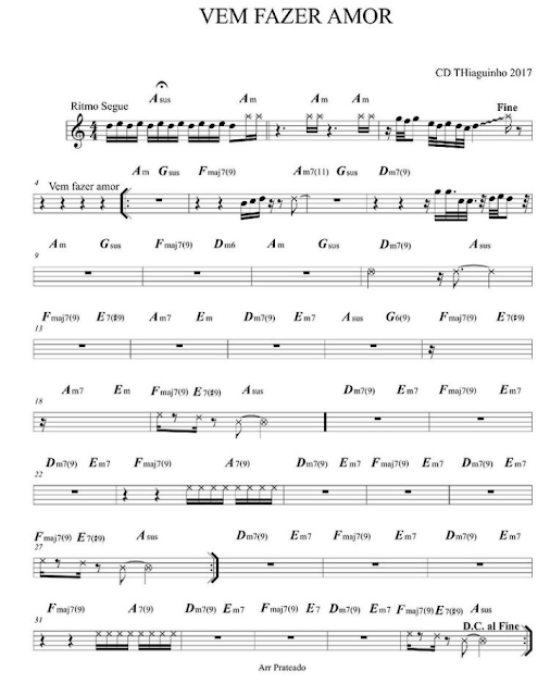 Nandinho Cavaco: Partitura - Thiaguinho - Vem fazer amor