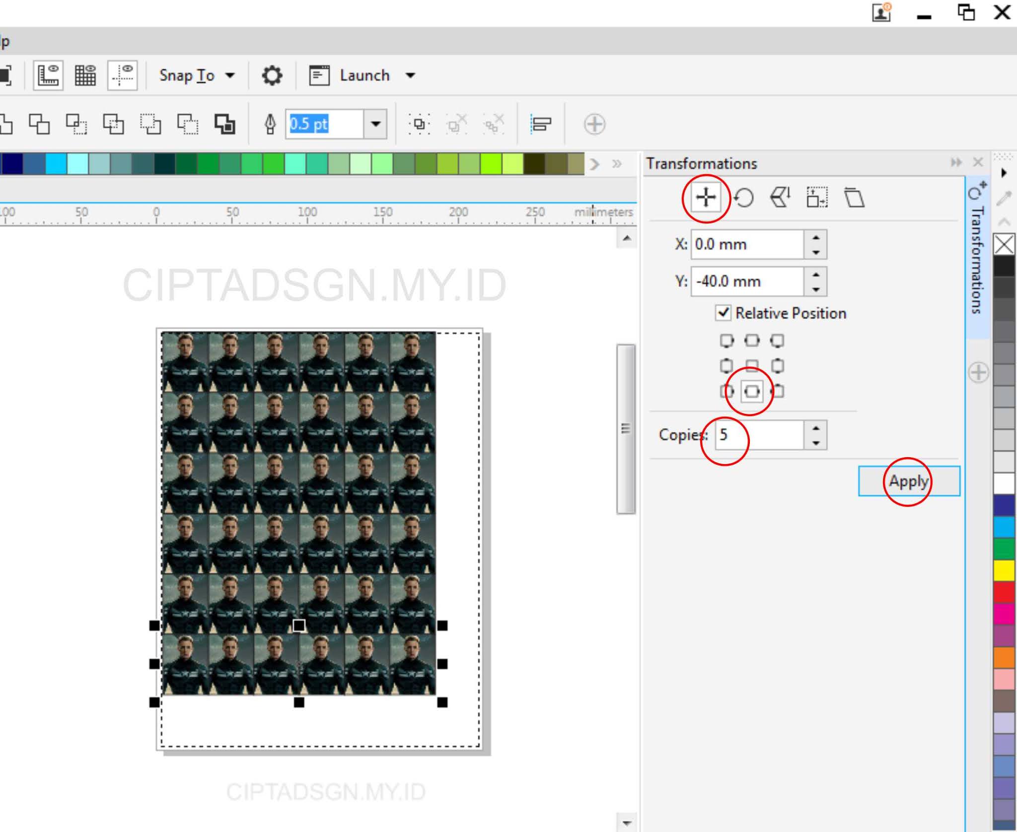 Setting Layout Pas Foto 3x4 dan Cara Printout Menggunakan CorelDraw ...
