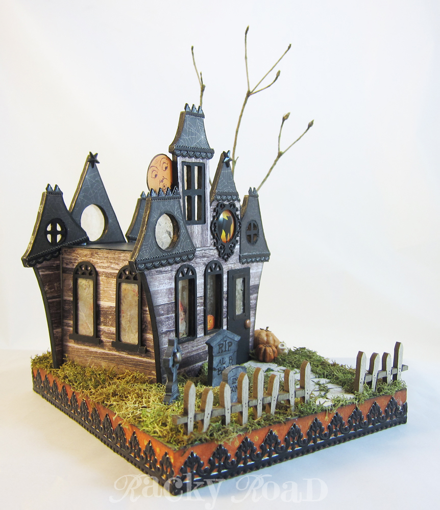 junk&stuff: Tiny Haunted House, with Tombstone Tutorial
