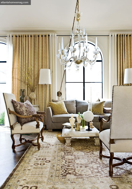 Eye For Design: Decorating With The Gold And Grey Color Combination