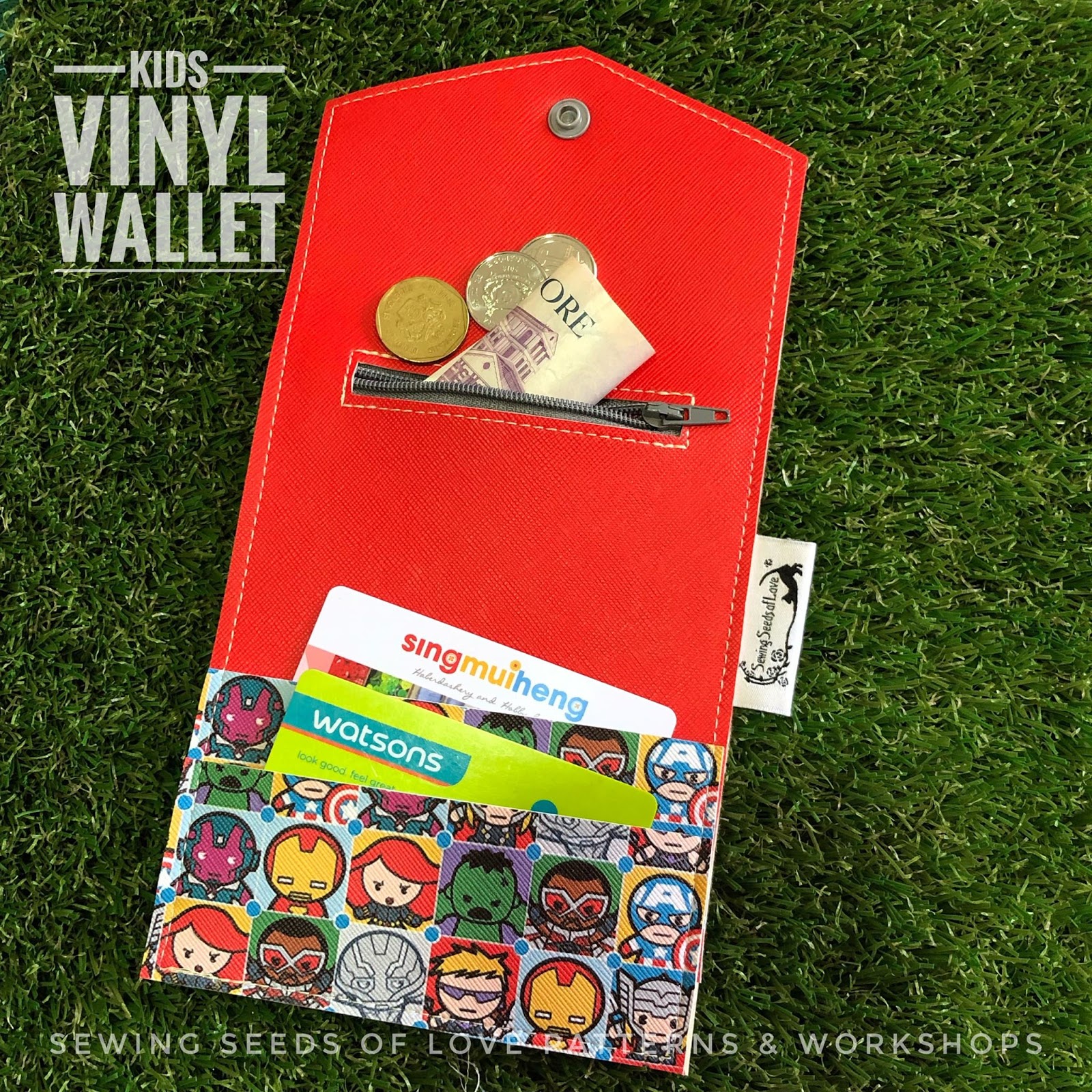 Sewing Seeds of Love Workshops (Singapore): Confident Beginner - Kids Wallet