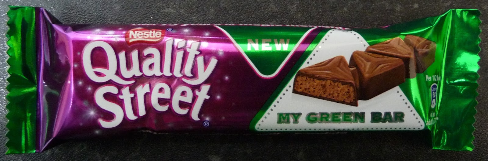 Something to look forward to: Nestlé Quality Street: My green bar