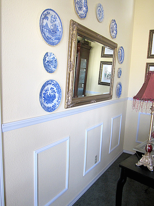 DIY Faux Wainscoting in the Dining Room