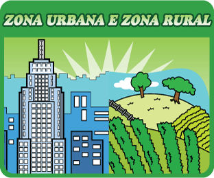 Meio ambiente vivo: Conceito de zonas rurais e zonas urbanas