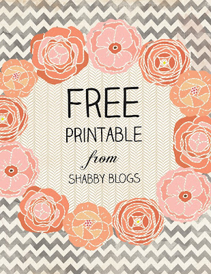 Shabby Blogs: Make Your Own Free Printable