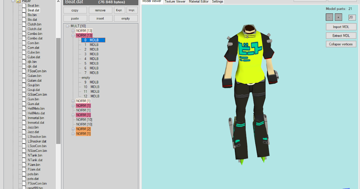 JSRF Inside - The art of Jet Set Radio Future and Modding: JSRF ModTool ...