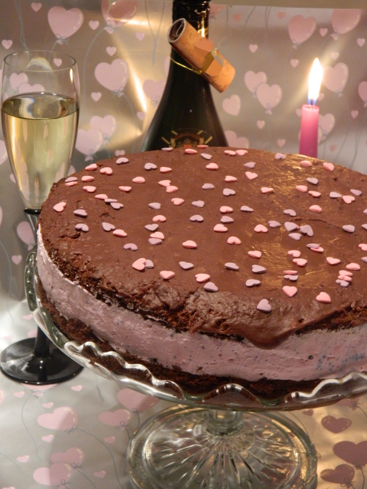 Weekend Passion: Tort cu crema de iaurt si afine