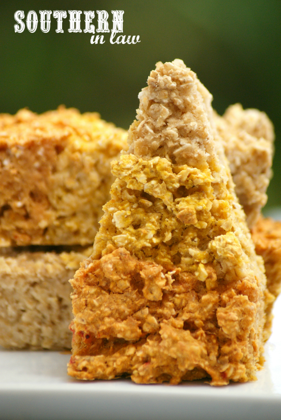 Southern In Law: Recipe: Healthy Halloween Candy Corn Baked Oatmeal