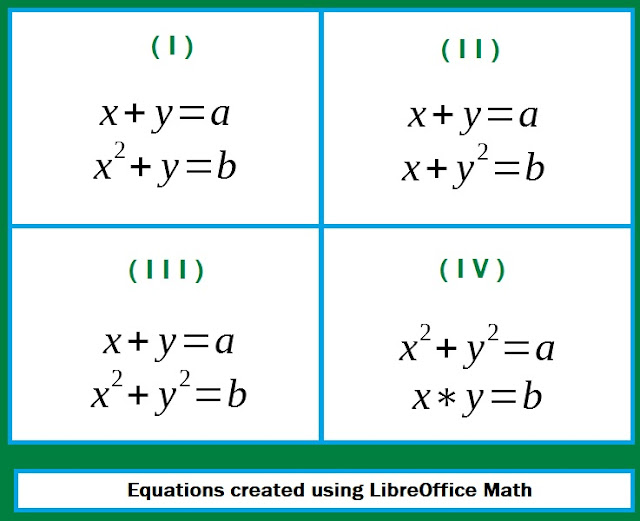 Eddie's Math and Calculator Blog: Algebra: Solving Simple Non-Linear ...
